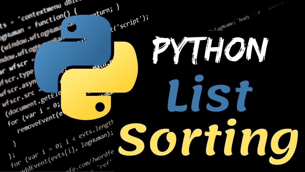 Python List Sorting | How To Sort List In Python | FREE Python Lessons