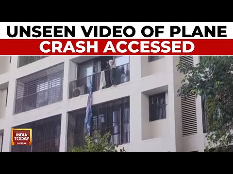 India Today Accesses Unseen Video Of Ahmedabad Plane Crash: Medical Students Jump To Safety