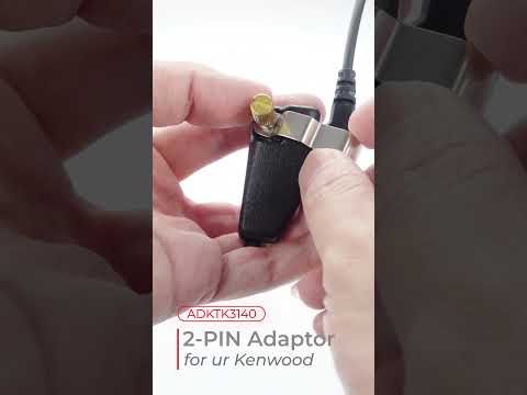 Save Your Money 2! Use Kenwood, Baofeng 2Pin on Multi-Pin NX-5300 TK-5220 NX-3200. The ADKTK3140