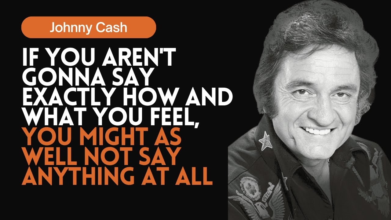 Johnny Cash, Life Changing Quotes | Quotes that tell a lot about life‼️