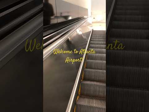 Omy! Atlanta, Ga. Airport is huge!! Plan to do a lot of walking!