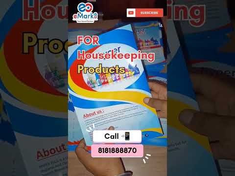 Product Catalogue Design & Print for Housekeeping Manufacturer #labels #design #homecleaning