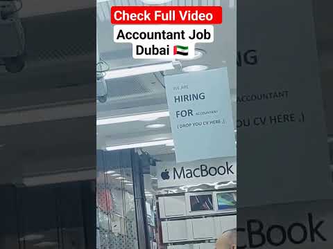 Accountant Dubai Job 🖐🙂 #dubai #accountant #job