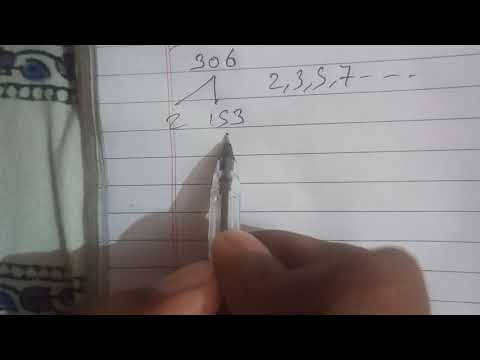 factor tree of 306 | prime factor tree |