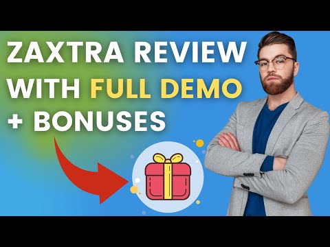 Zaxtra Review [Article + Demo] & Bonuses - All-in-One Digital Marketplace Builder