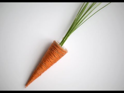 DIY Decorative Carrots for Easter and Spring