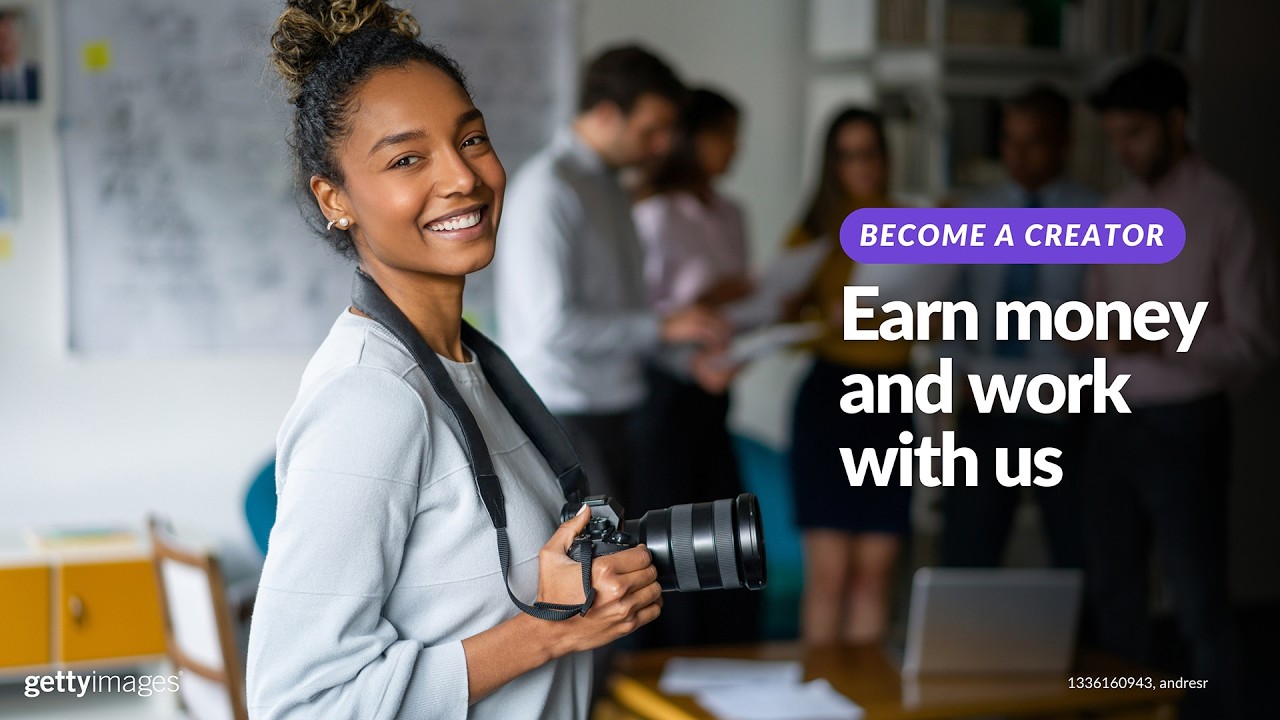 37: Earn money and work with us - Apply to become an iStock or Getty Images creative contributor.