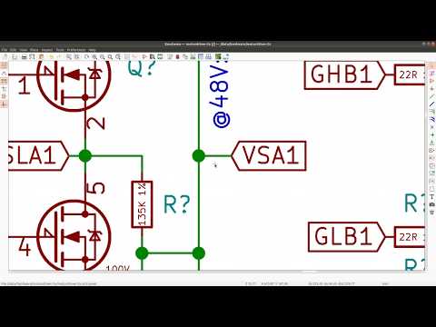KiCad Schematic Design #29: motor phase voltage sensing - Embedded System Consultant Explains