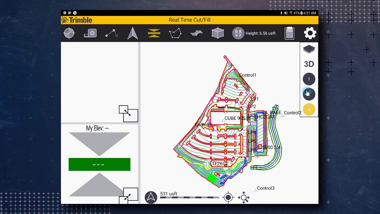 Trimble SitePulse: Map Display