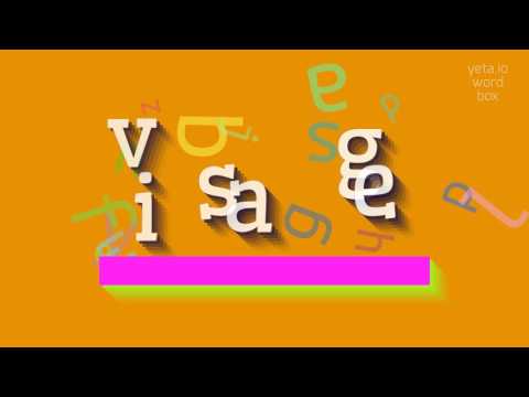 How to say "visage"! (High Quality Voices)