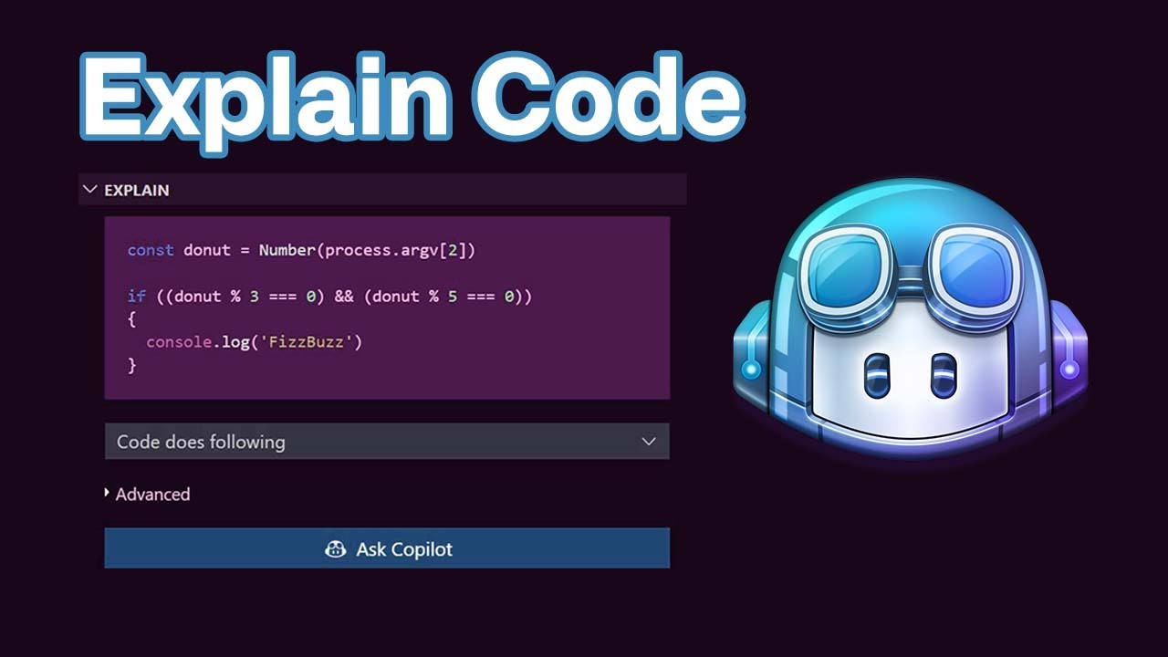 Understand your code using GitHub Copilot's explain feature #Shorts
