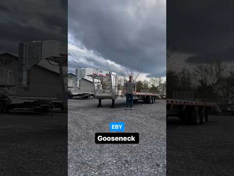 Heavy Duty 25K Aluminum EBY Gooseneck Trailer 35’ Long #gooseneck
