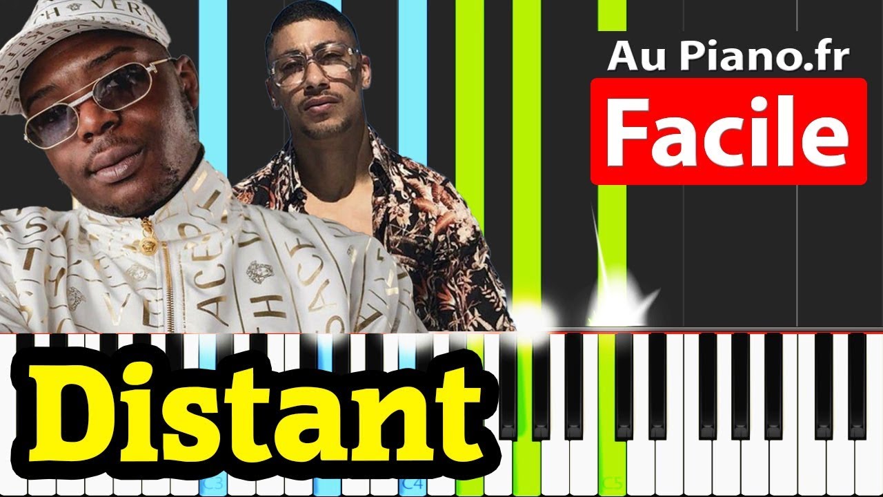 Maes ft. Ninho - Distant Piano Facile (Instru Rap) - Au Piano.Fr