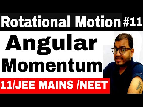 Rotational Motion 11 || Angular Momentum IIT JEE MAINS / NEET || Angular Momentum of Rotating Body
