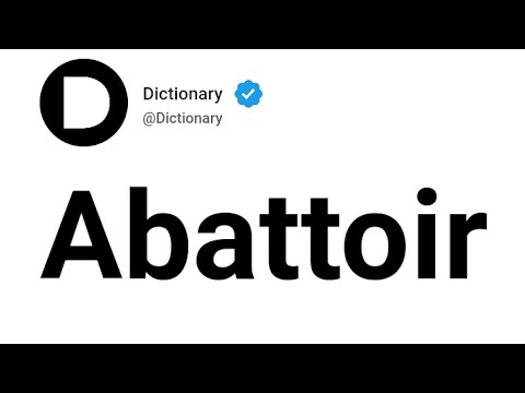 Abattoir Meaning In English