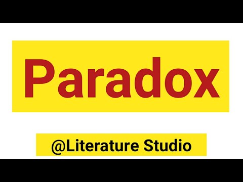 Paradox|| Literary term || Literature Studio..