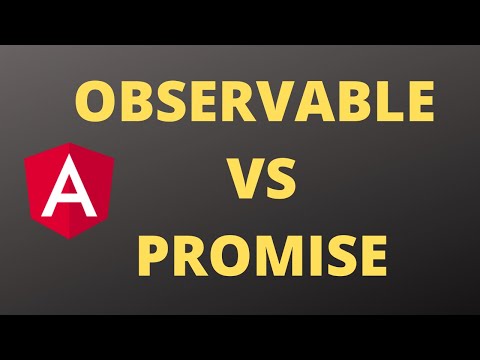 OBSERVABLE VS PROMISE