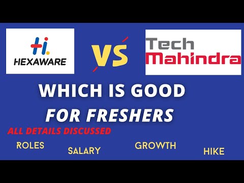 Best Company for Freshers | Hexaware Tech Mahindra Comparison #hexaware #techmahindra
