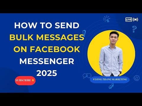 How To Send Bulk Messages On Facebook Messenger