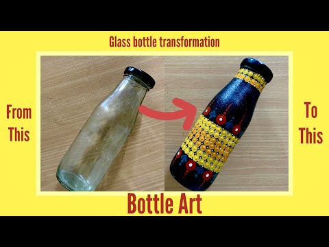 #10 Easy Bottle Dot Art for beginners | Art Guide | Mandala Guide| Mandalas | Dot Art |Dot Mandalas