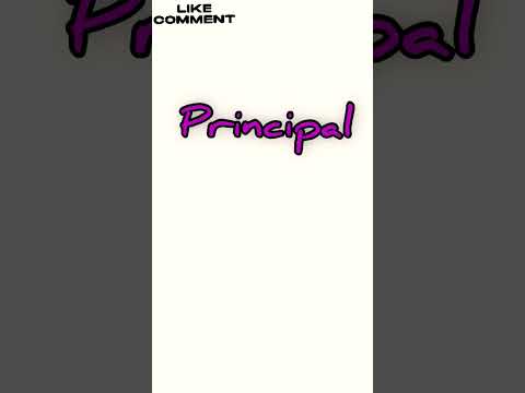 How to use Principle and Principal| Difference between Principal and Principle
