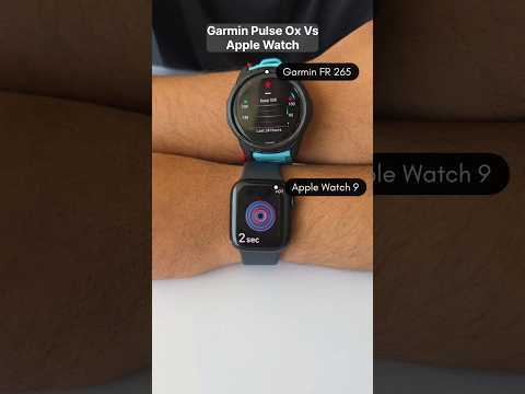 Garmin Pulse Ox Vs Apple Watch