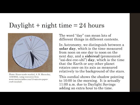 Space 3 How do we measure time? - Mr Mac