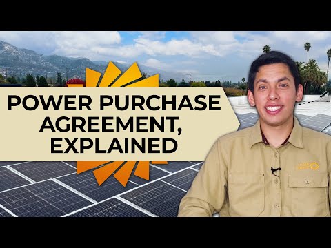 Solar Energy Power Purchase Agreement (PPA), Explained