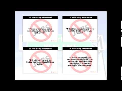 job references