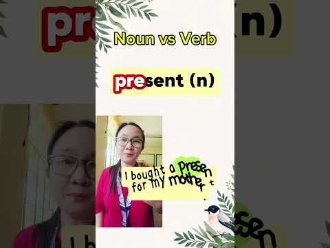 Noun vs Verb #englishpronunciation