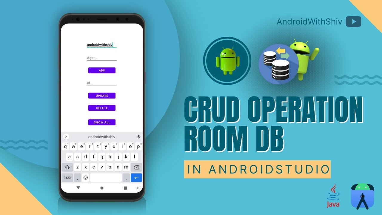 Room Database | CRUD Operation in ROOM DB | Android Studio | JAVA | #android #java #database