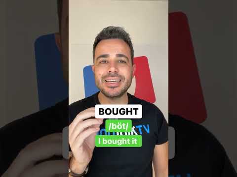 🚀 BOUGHT - ¿Pronunciación? / Pronuncia con nosotros en pasado de BUY (2023)
