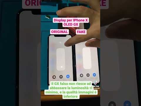 Iphone original display vs GX Display💯✅🤘#iphone #oleddisplay