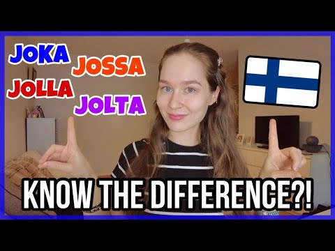 Finnish Words Joka, Jolla, Jolta & Jossa (Relative Pronouns Explained!)