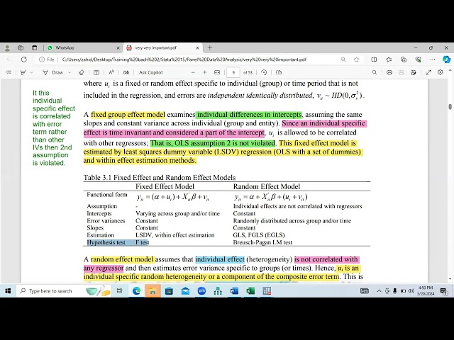 Understanding Panel Data Analysis A Guide To Fixed And Random Effects