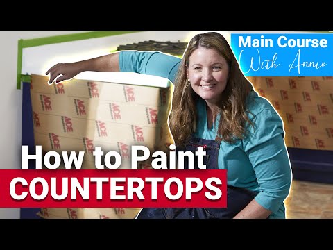 How To Paint Countertops| Main Course With Annie | Episode 7