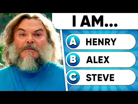 How Much Do You Know About MINECRAFT MOVIE? 🧟🐔🎬 Minecraft Movie Quiz ~ Steve, Garbage Man