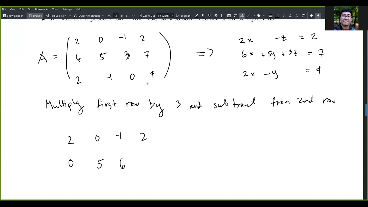 Chapter 3 - Linear Algebra (Part 1)