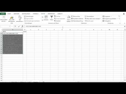 /data.mill for Excel | IBAN prüfen | de