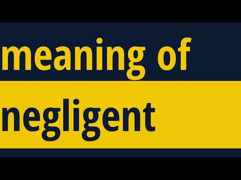 Negligent Meaning | Meaning Of Negligent | Negligent Definition | #shorts #words #WordHeavy