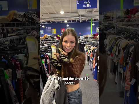 THRIFT with me🤑 day in my life NYC! #shorts #nyc #thrifting