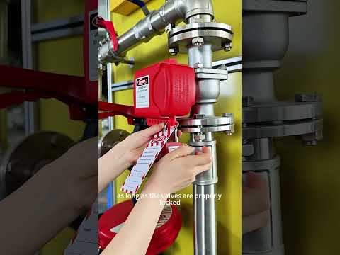 Adjustable Gate Valve Lock - Your Safety Essential #lockouttagout #loto #lockout #valve