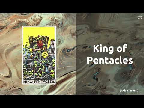 Tarot Reading 101: King of Pentacles (Love/Career/Money/Finance Meanings) with English Subtitle/中文字幕