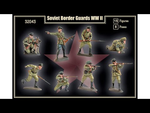 Soviet Border Guards WWII, Mars Figures 32043