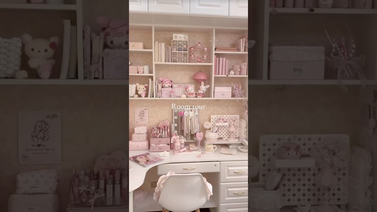 Woukd this make u study hard?? 🙏💕 #makeup #roomtour #room #korean #kpop #coquette #kawaii #douyin
