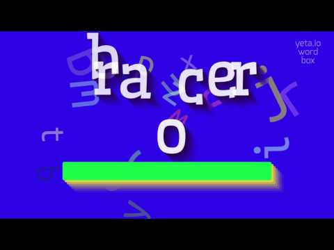 How to say "bracero"! (High Quality Voices)