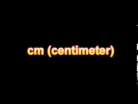 What Is The Definition Of cm centimeter - Medical Dictionary Free Online