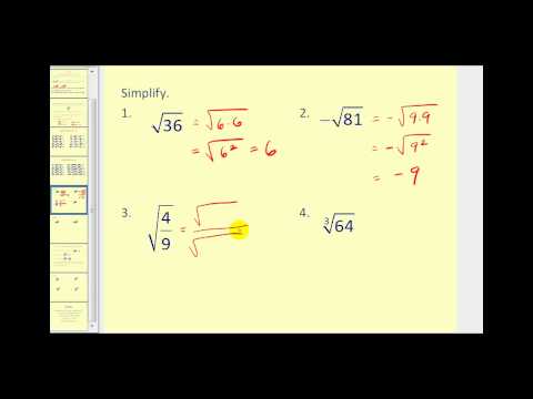 Introduction to Radicals | Math Help from Arithmetic through Calculus ...