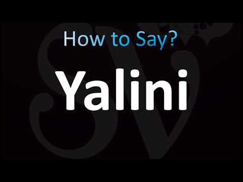 How to Pronounce Yalini (CORRECTLY!)