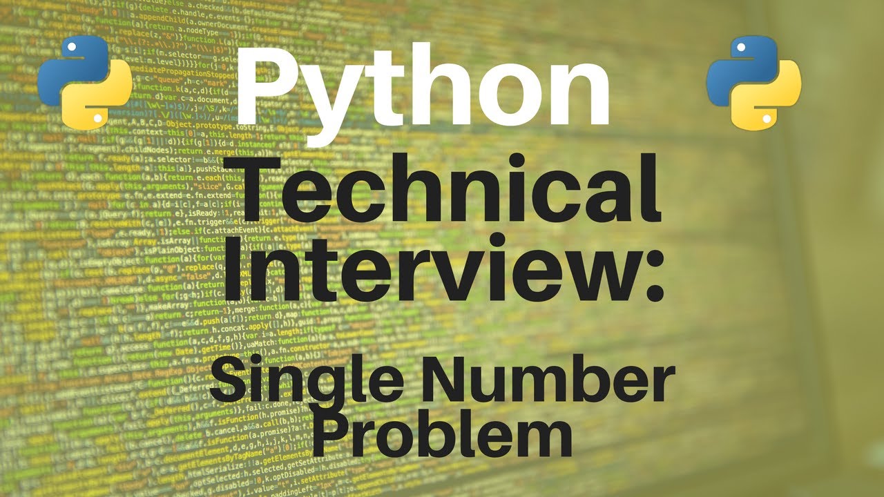 Technical Interview: Single Number Problem